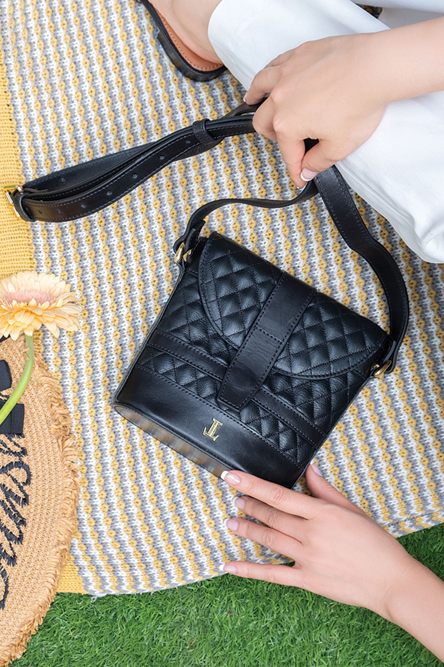 Coco - Womens Leather Mini Shoulder Bag In Black | JULKE – JULKÉ