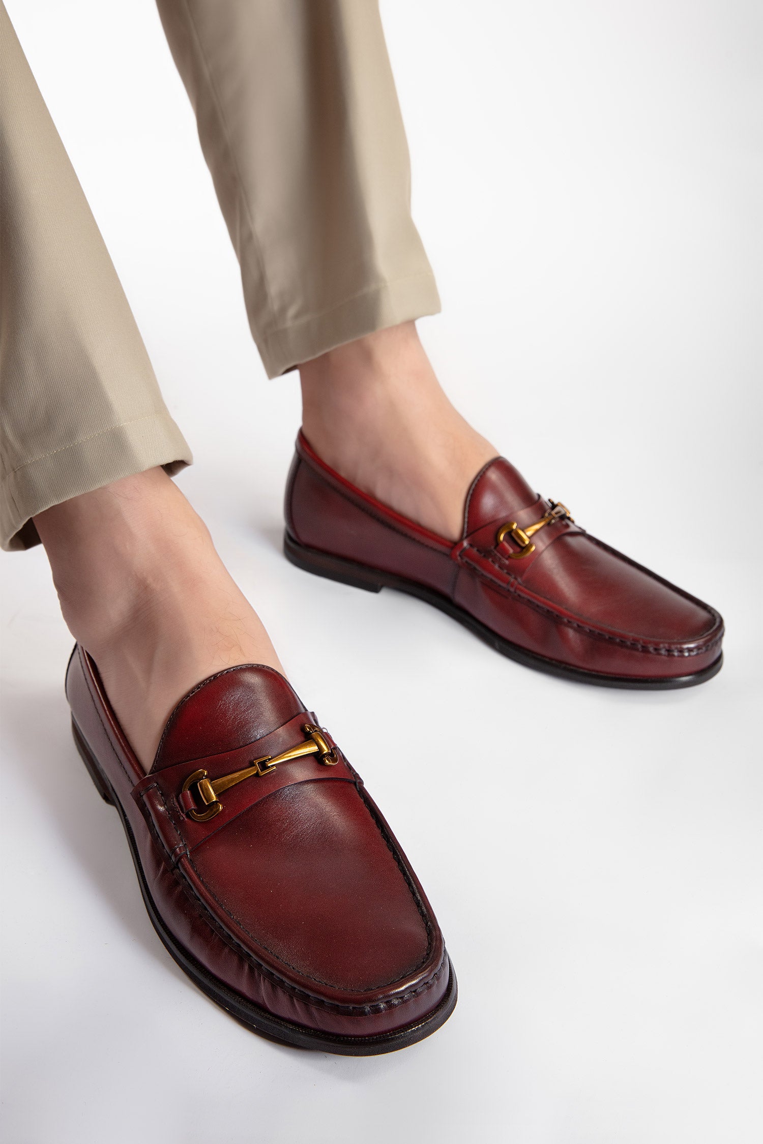 Roberto x Zeus - Men Shoe & Laptop Bag Bag Bundle In Dark Red | JULKÉ